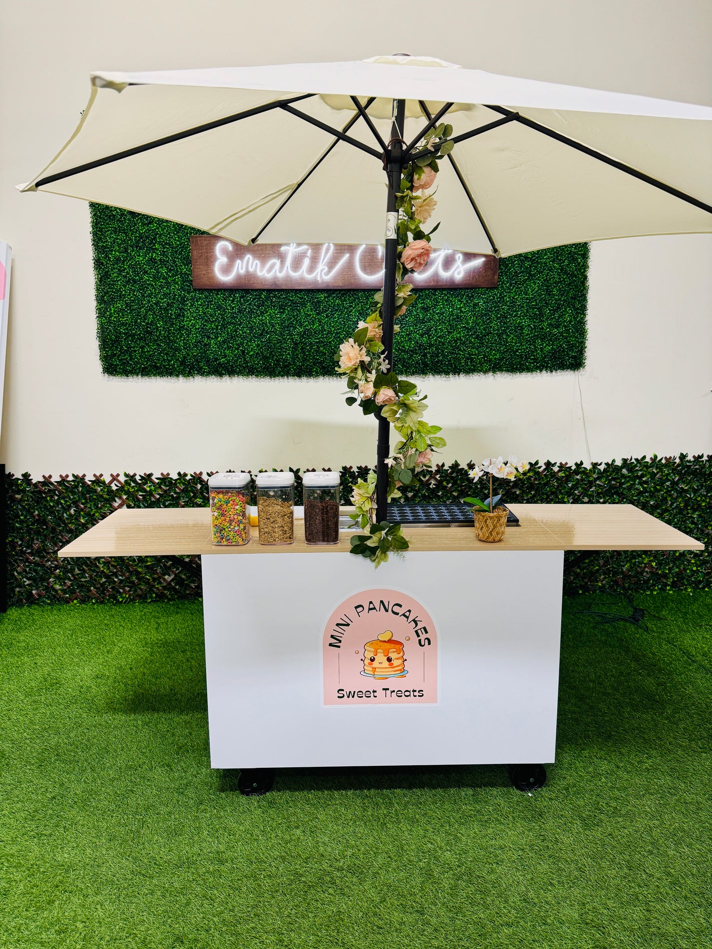 MINI PANCAKE CART- MODEL S 7FT – Ematik Vending Carts