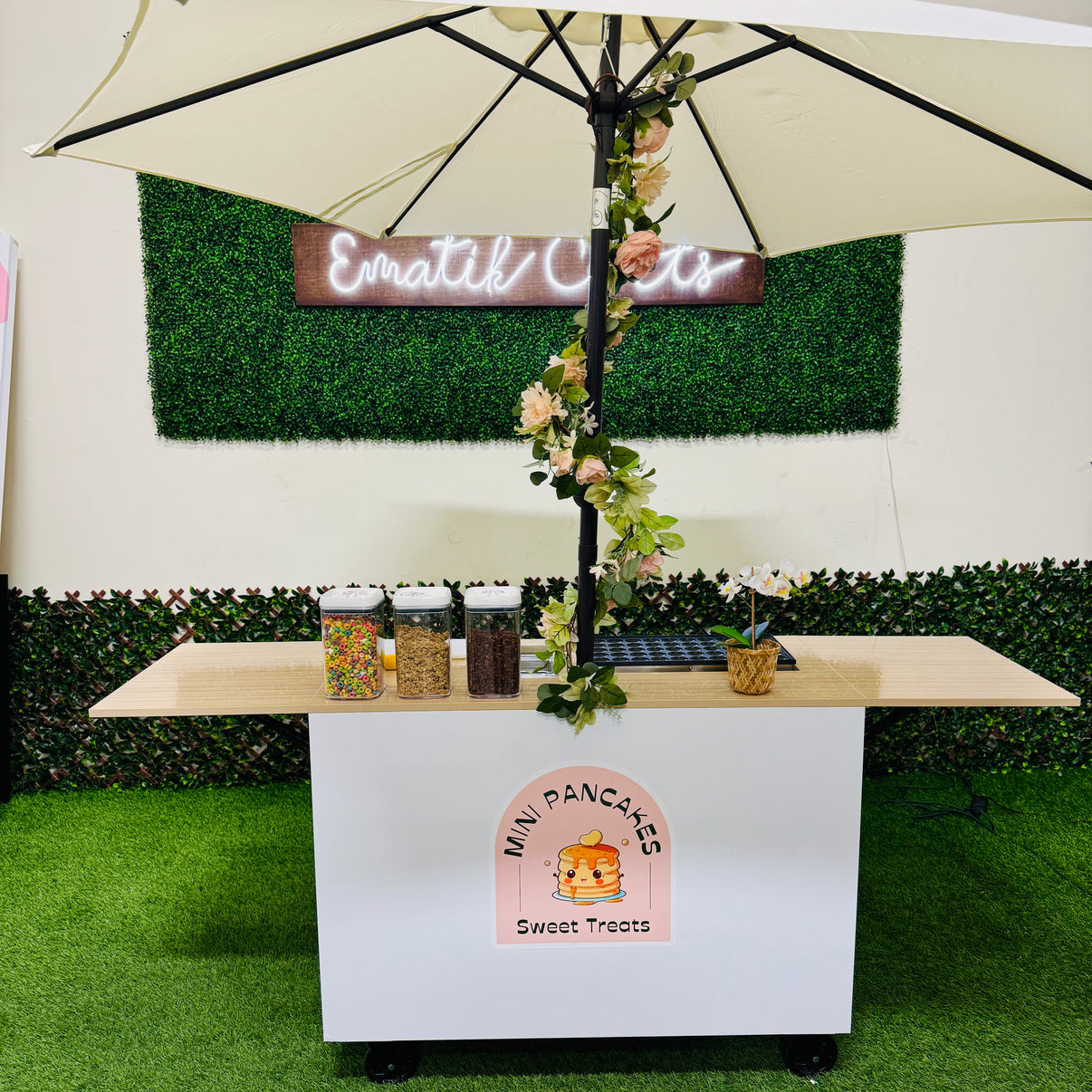 MINI PANCAKE CART- MODEL S 7FT – Ematik Vending Carts