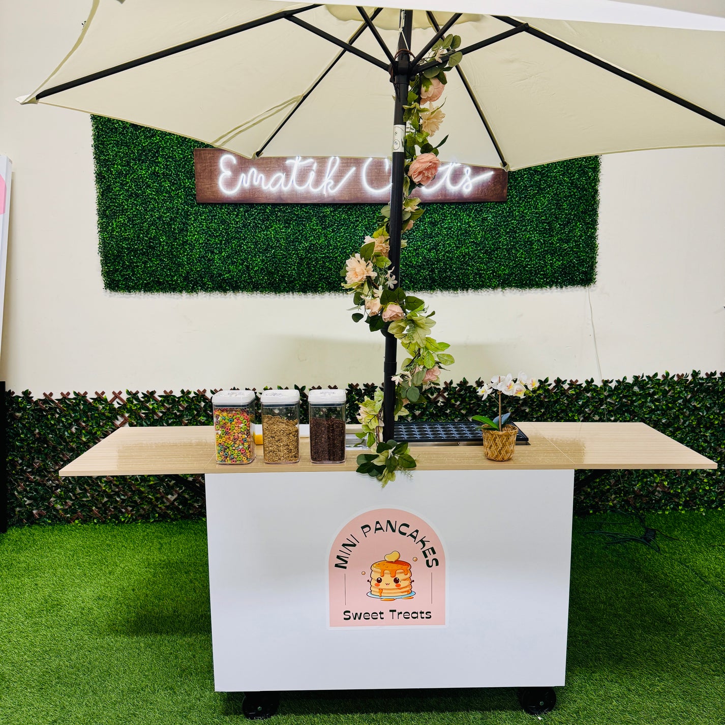 MINI PANCAKE CART- MODEL S 7FT – Ematik Vending Carts