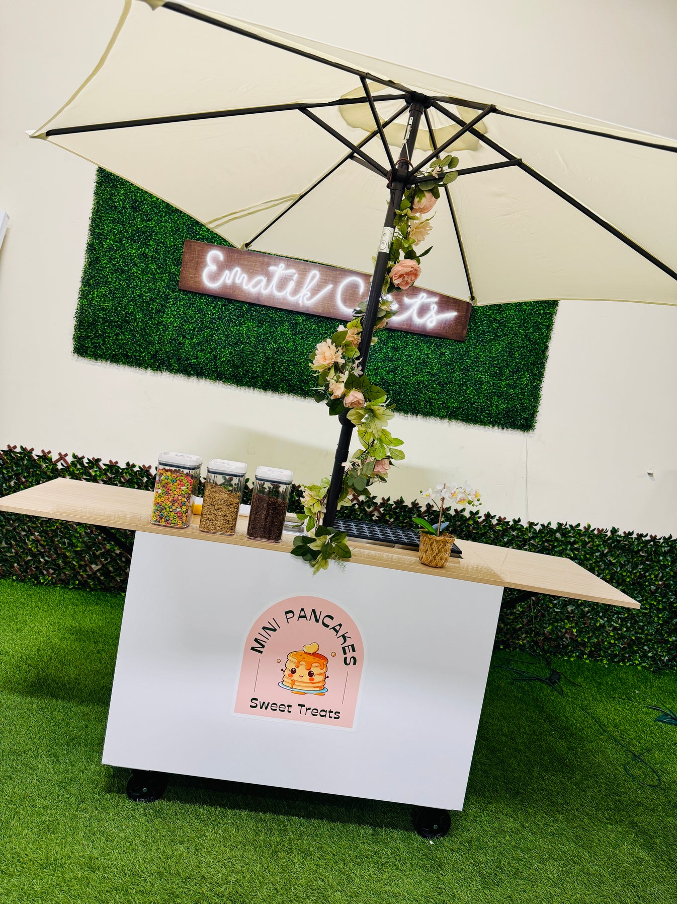 MINI PANCAKE CART- MODEL S 7FT – Ematik Vending Carts