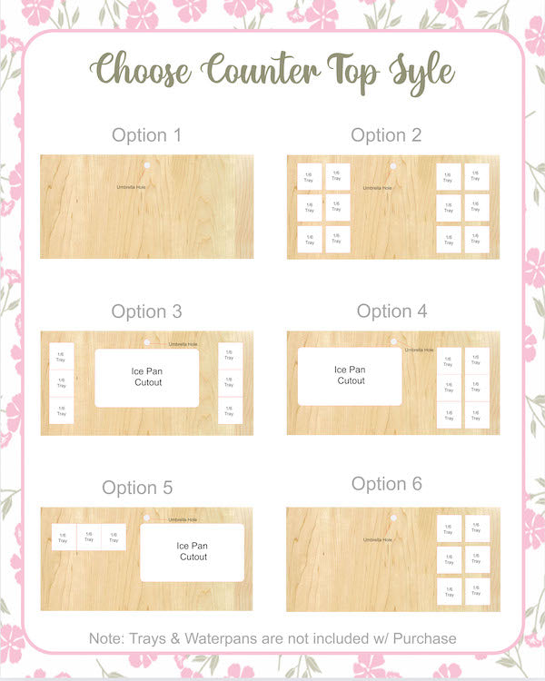 Charcuterie Cart 4ft Herringbone Style -THE CLASSY- Portable Snack Bar ...